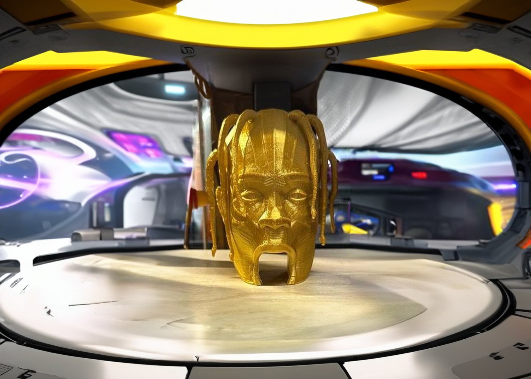 3D Printed Travis Scott Astroworld Figurine Statue Display Cactus Jack